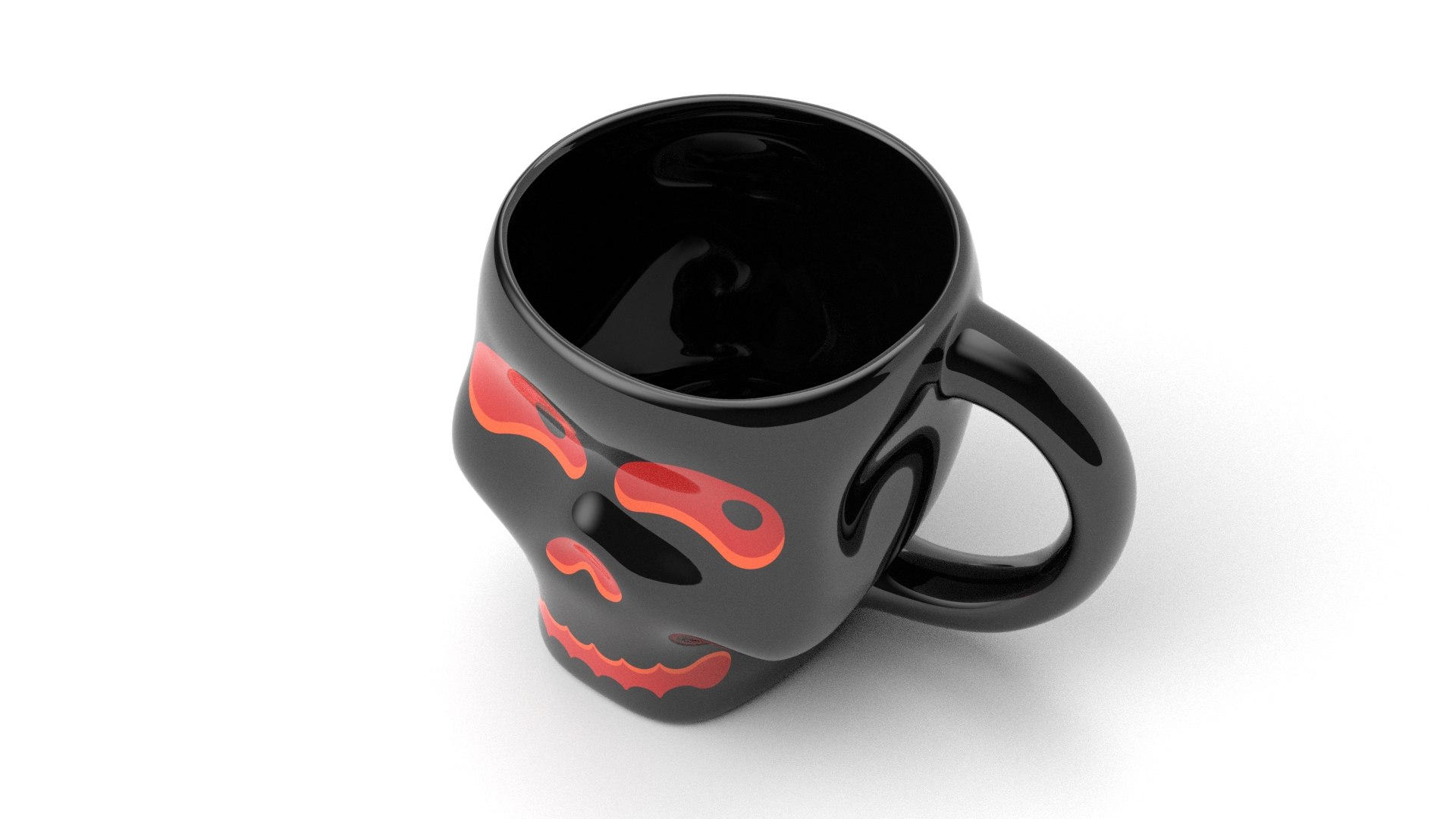 3D Skull Mug - TurboSquid 1764638