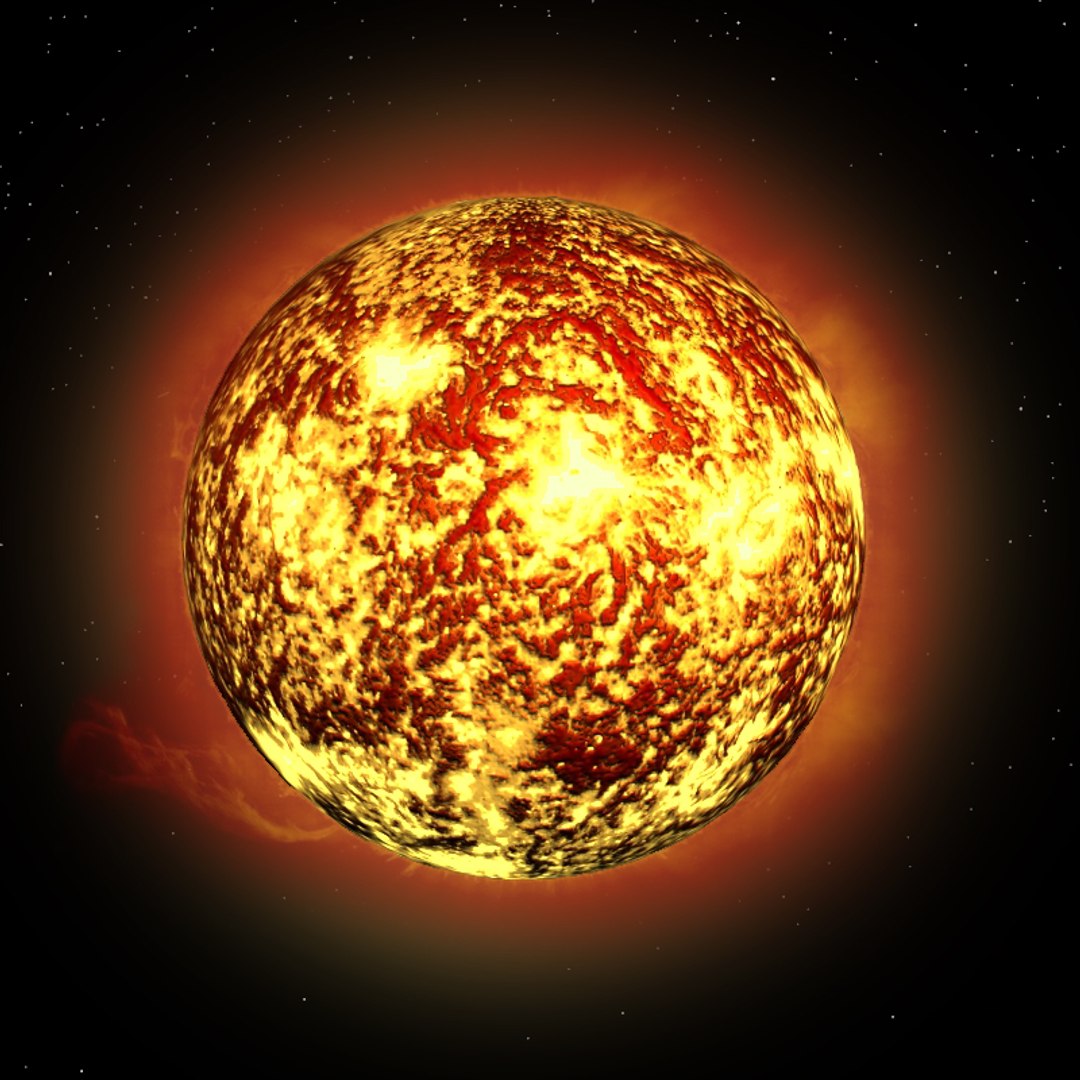 3d Model Photoreal Sun