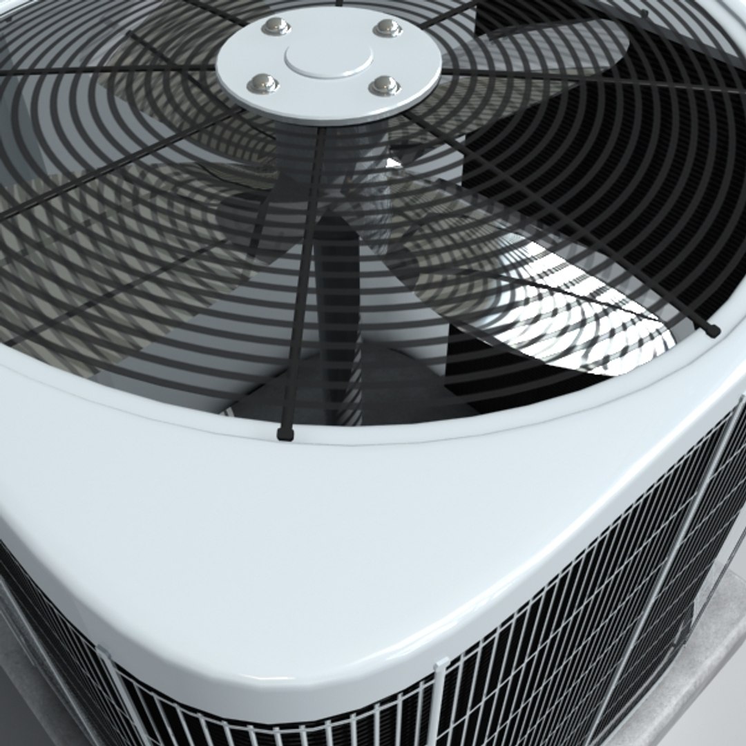 ac unit air conditioning 3d model