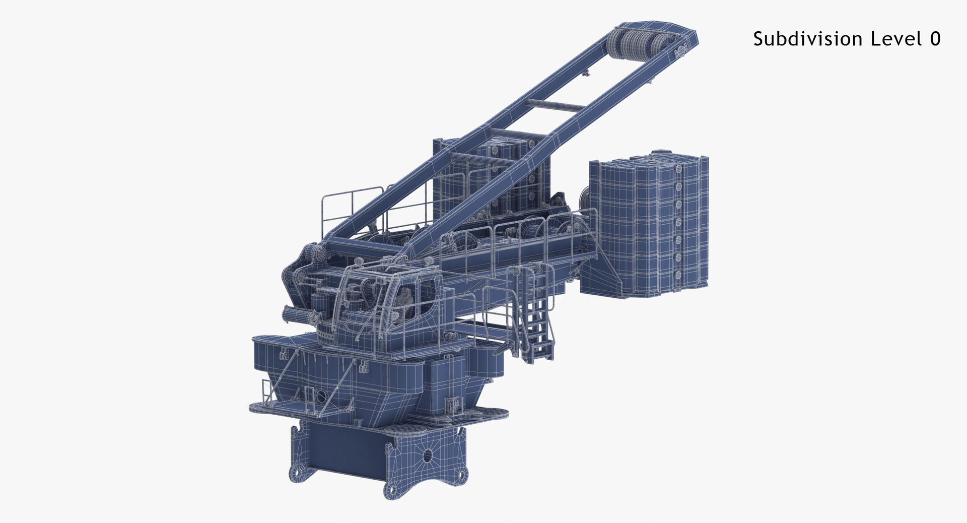 3D crane lr 1600 base - TurboSquid 1680028