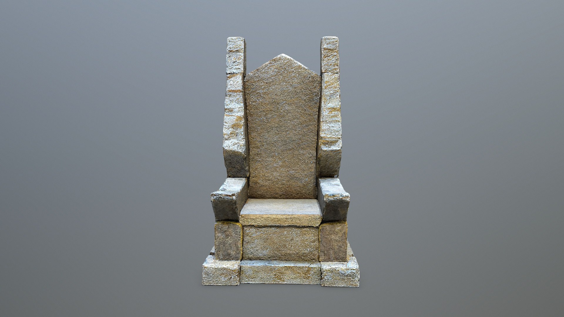 Stone Throne 3D Model - TurboSquid 2261555
