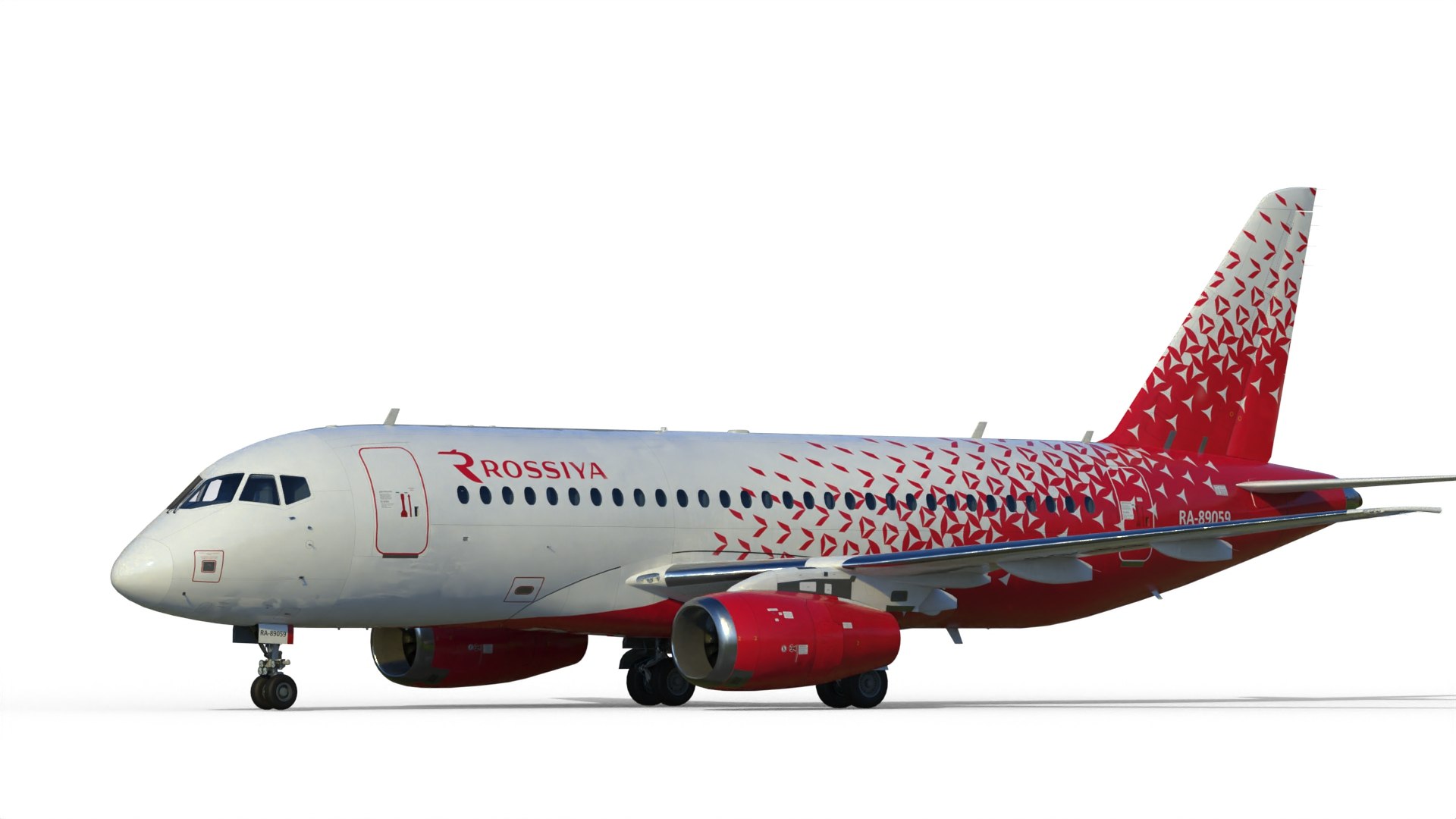 Sukhoi Superjet 100 3D Model - TurboSquid 2258810