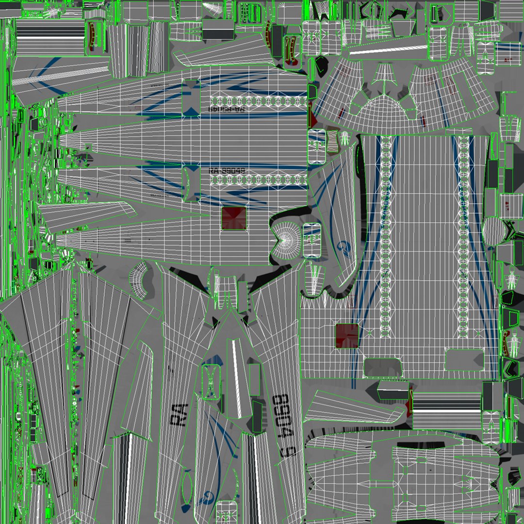 Sukhoi Superjet 100 3D Model - TurboSquid 2258810