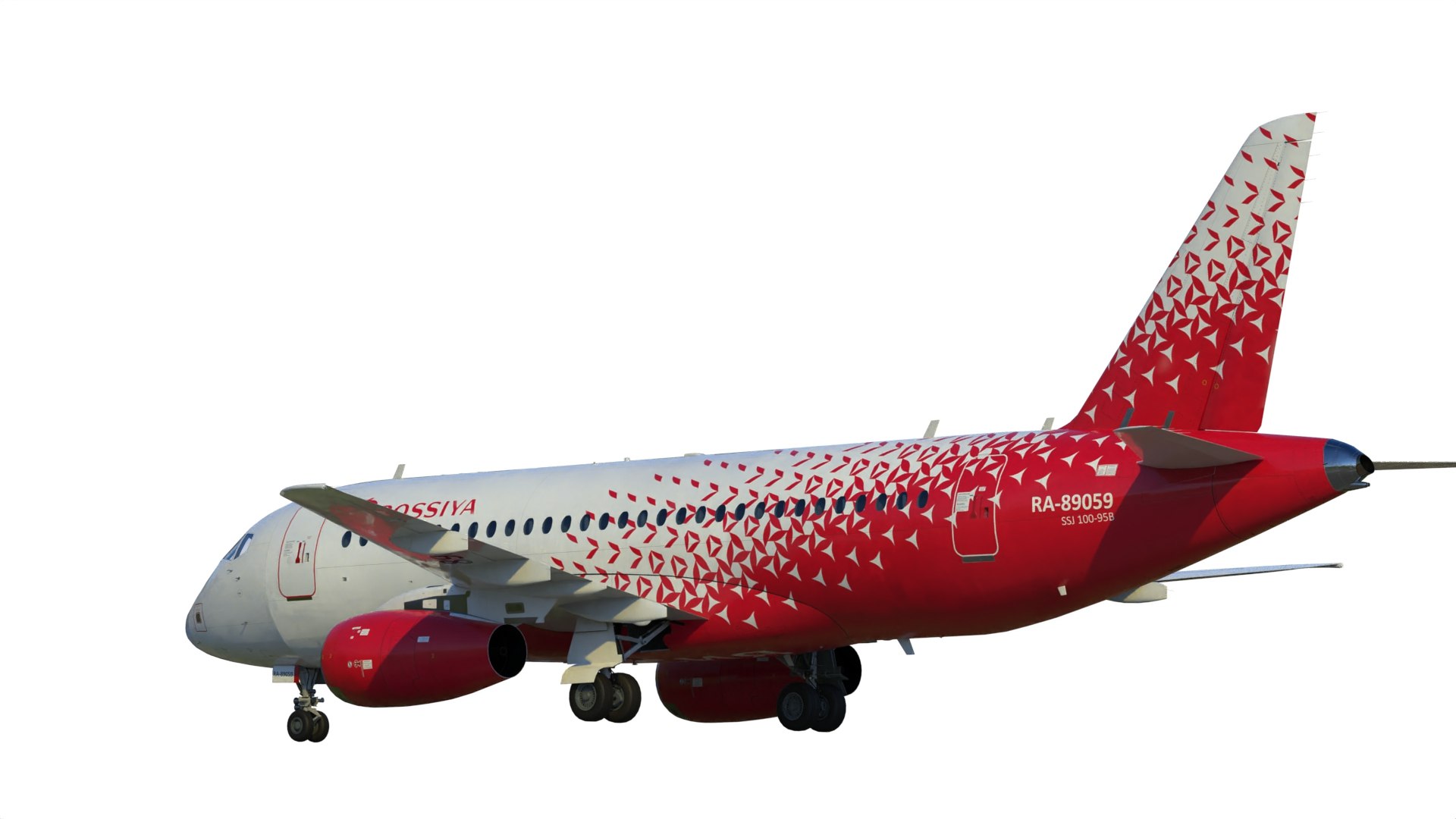 Sukhoi Superjet 100 3D Model - TurboSquid 2258810