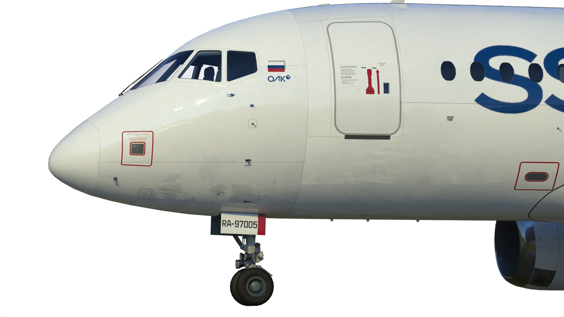 Sukhoi Superjet 100 3D Model - TurboSquid 2258810