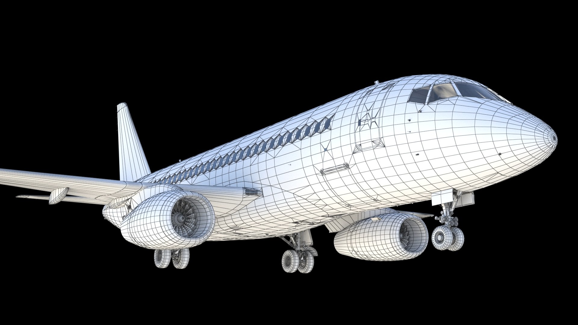 Sukhoi Superjet 100 3D Model - TurboSquid 2258810
