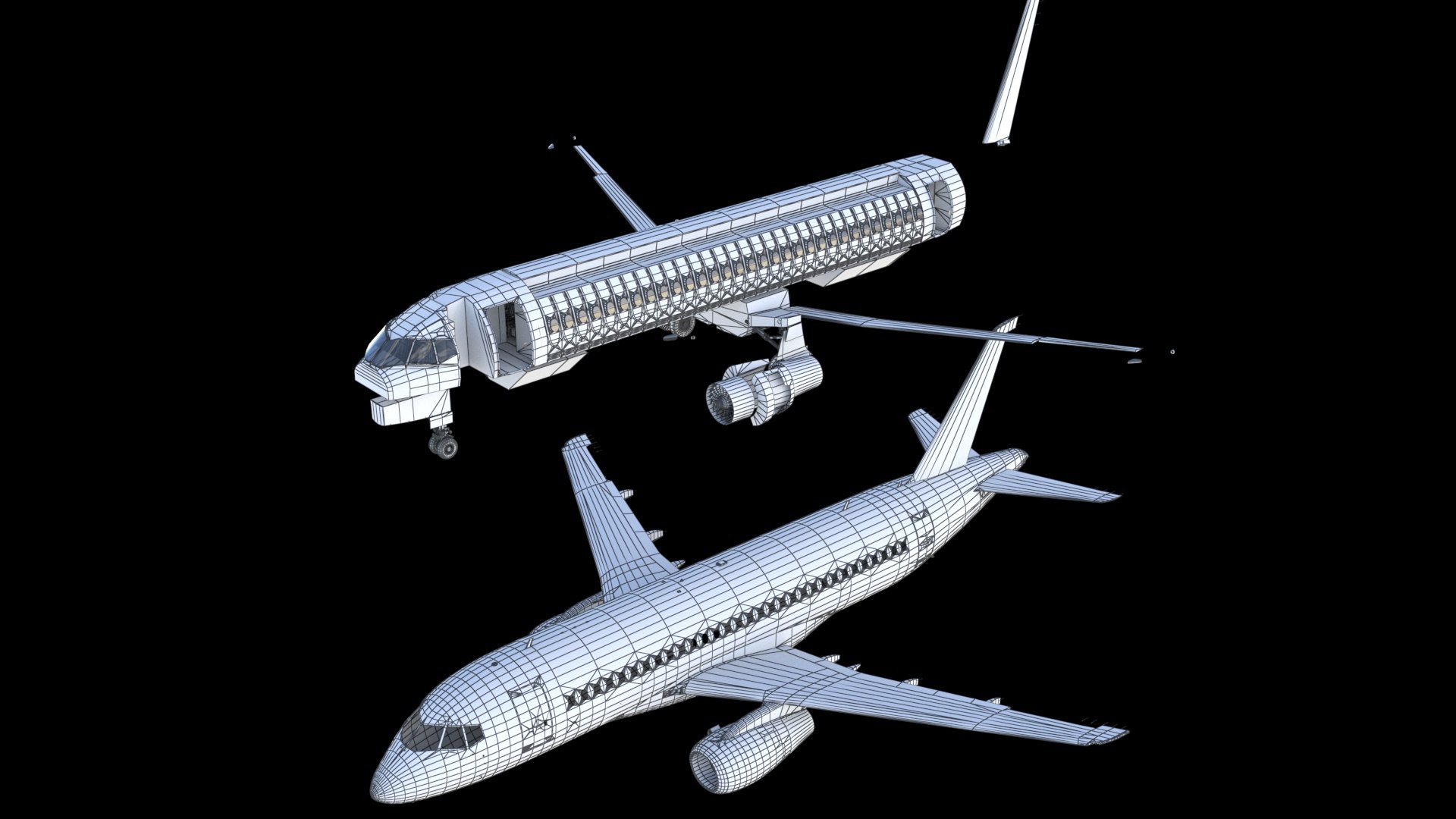 Sukhoi Superjet 100 3D Model - TurboSquid 2258810