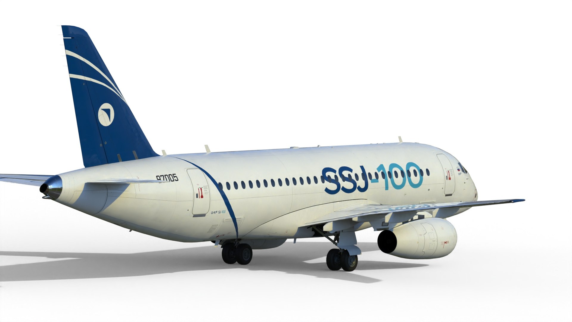Sukhoi Superjet 100 3D Model - TurboSquid 2258810