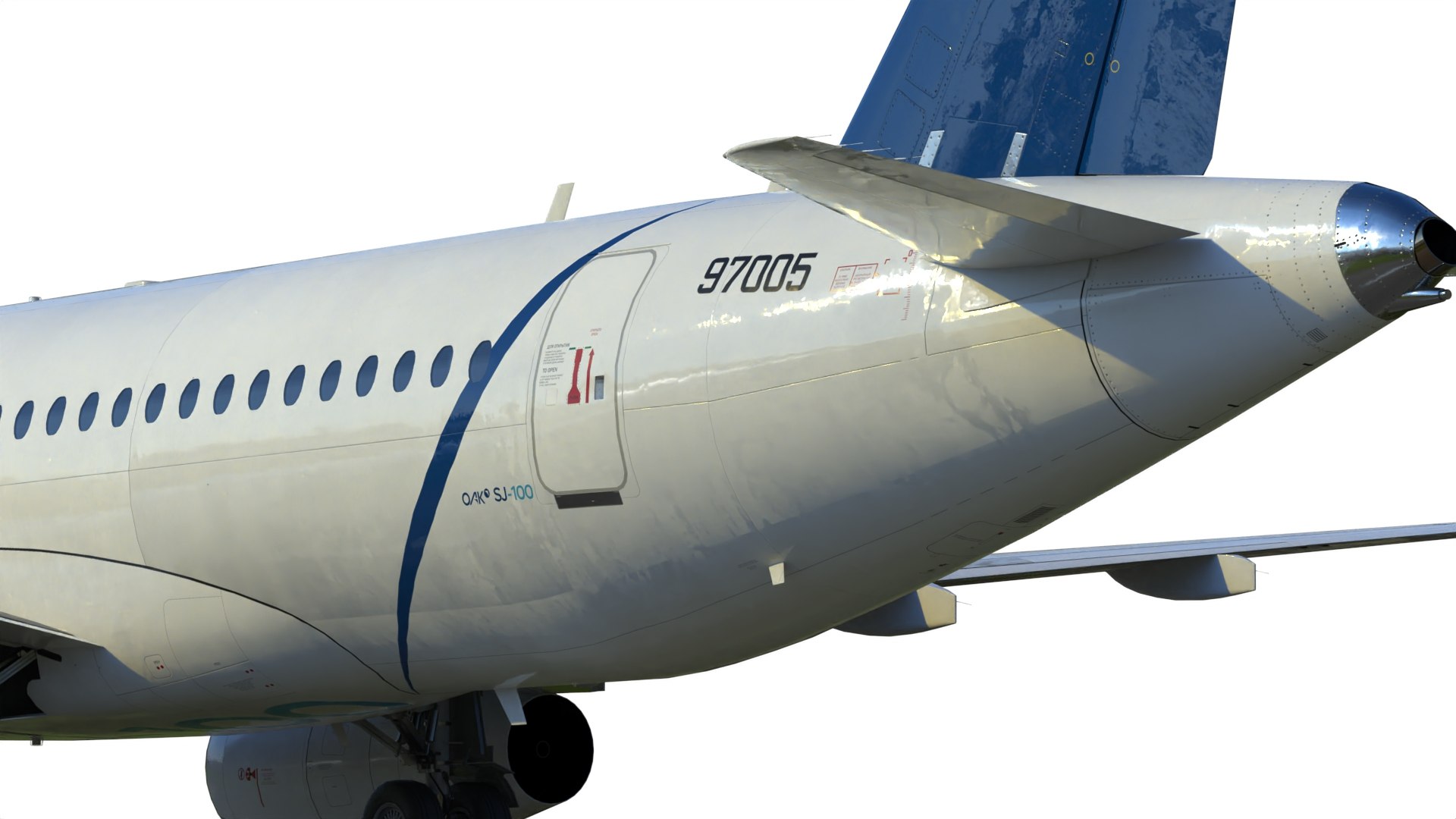 Sukhoi Superjet 100 3D Model - TurboSquid 2258810
