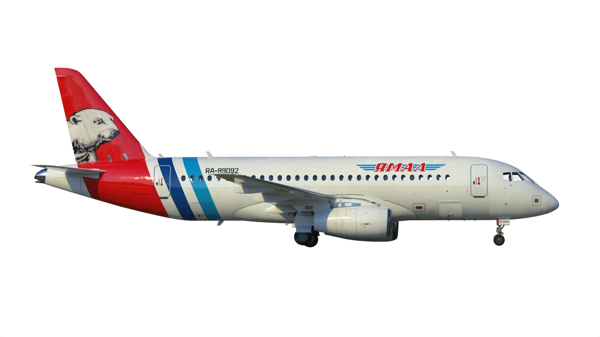 Sukhoi Superjet 100 3D Model - TurboSquid 2258810