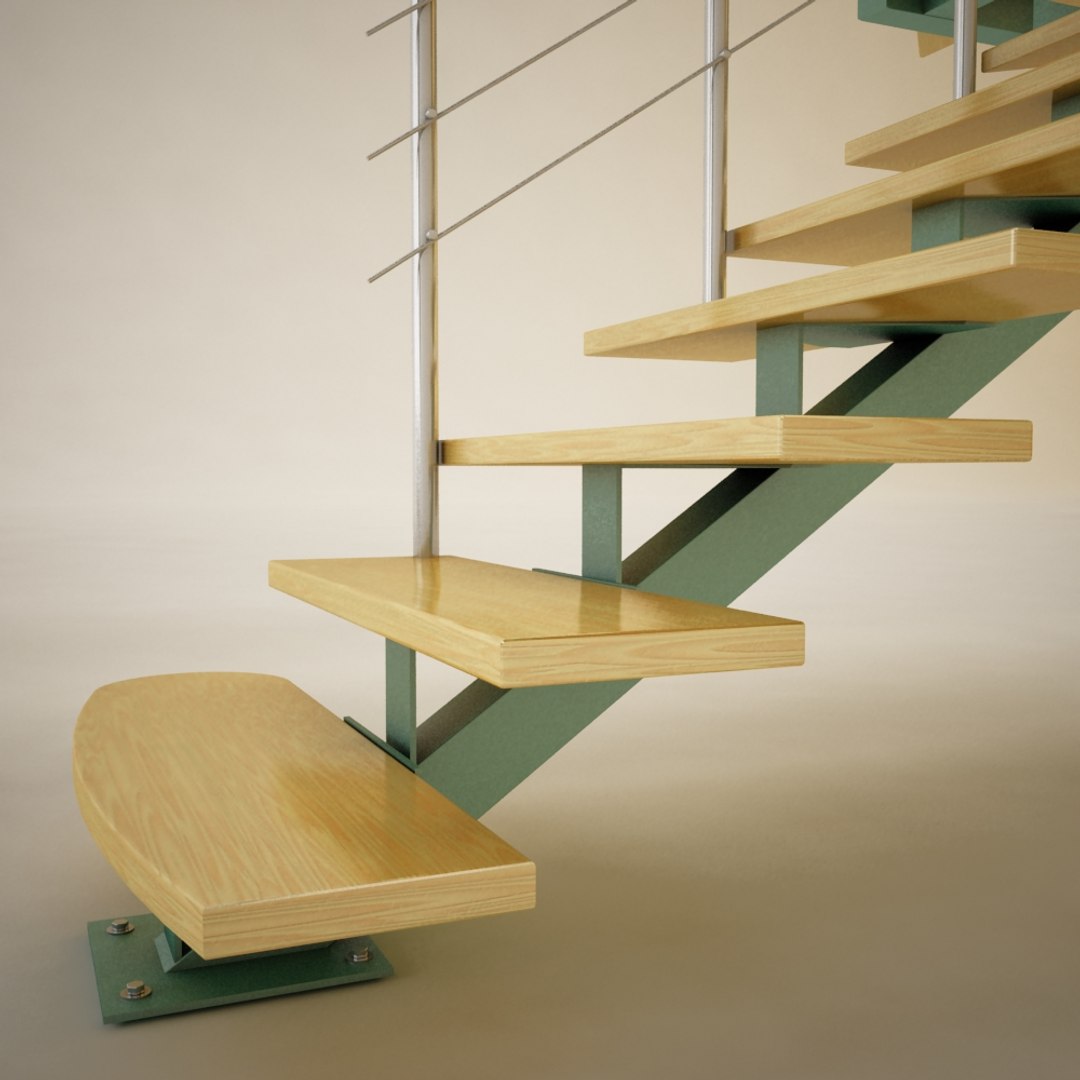 3d Model Stair Architectural
