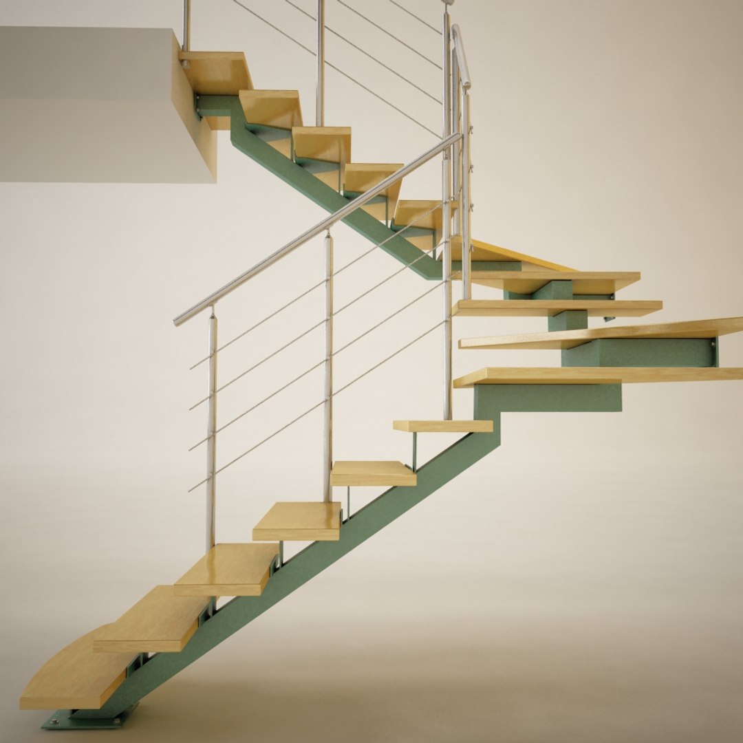 3d Model Stair Architectural