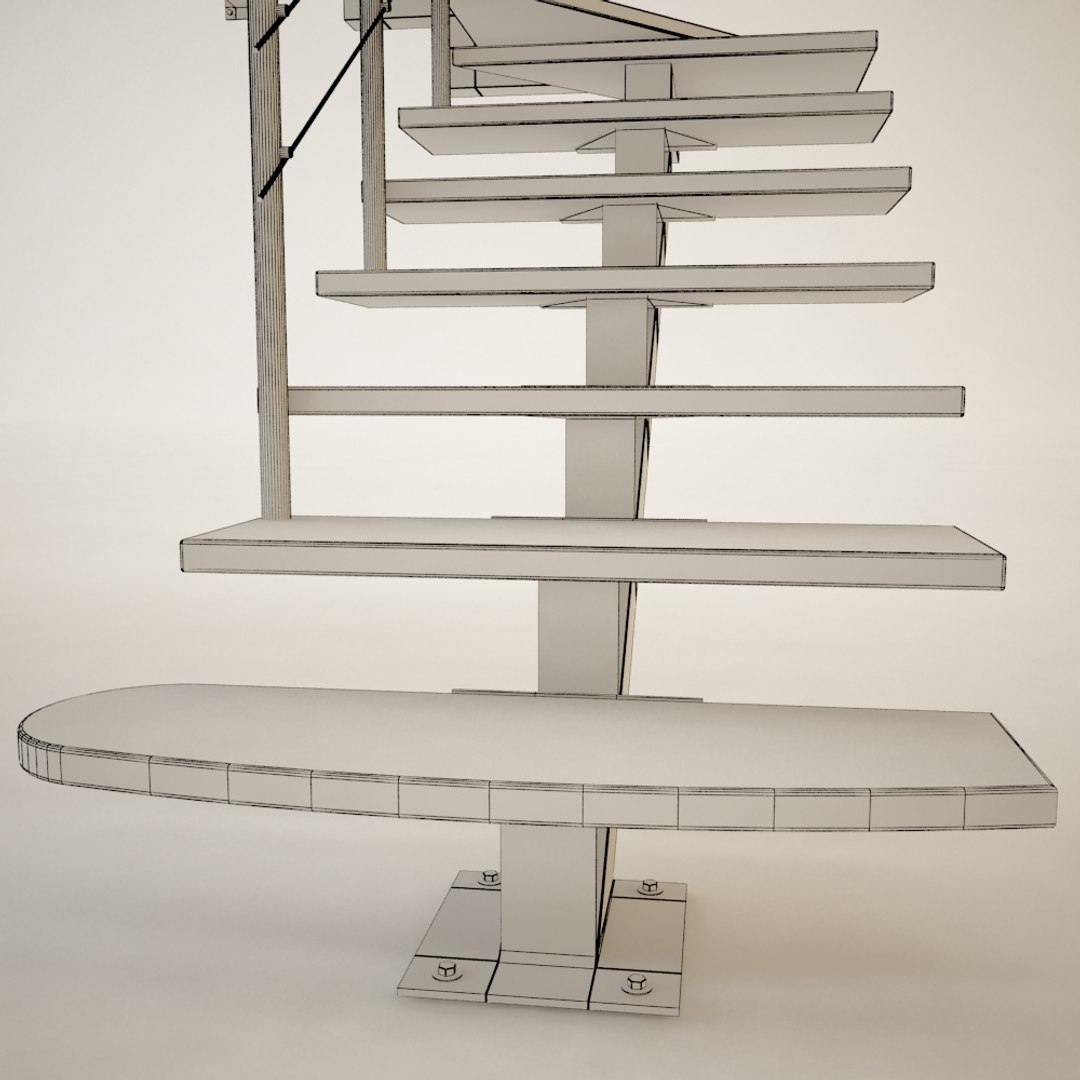 3d Model Stair Architectural