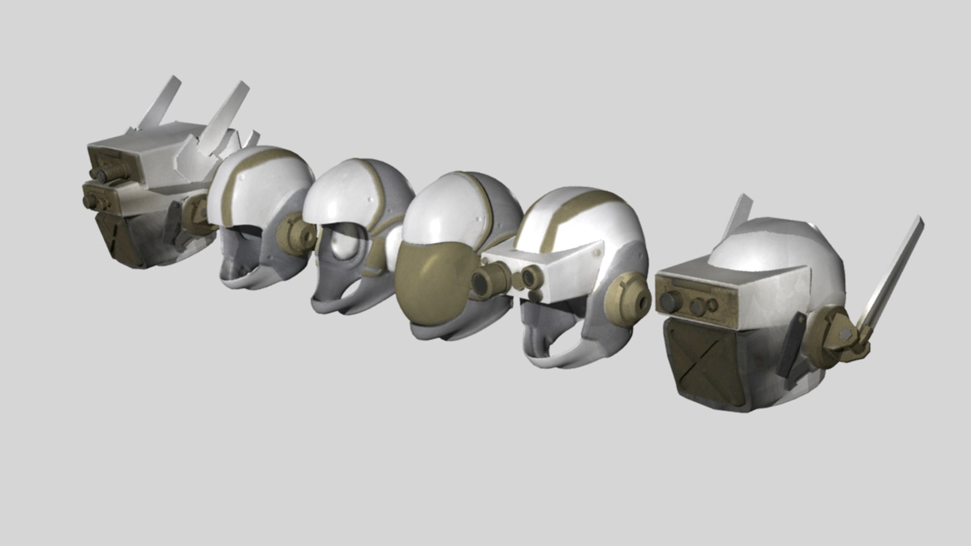 SciFi Helmet Packma 3D Model - TurboSquid 2060411