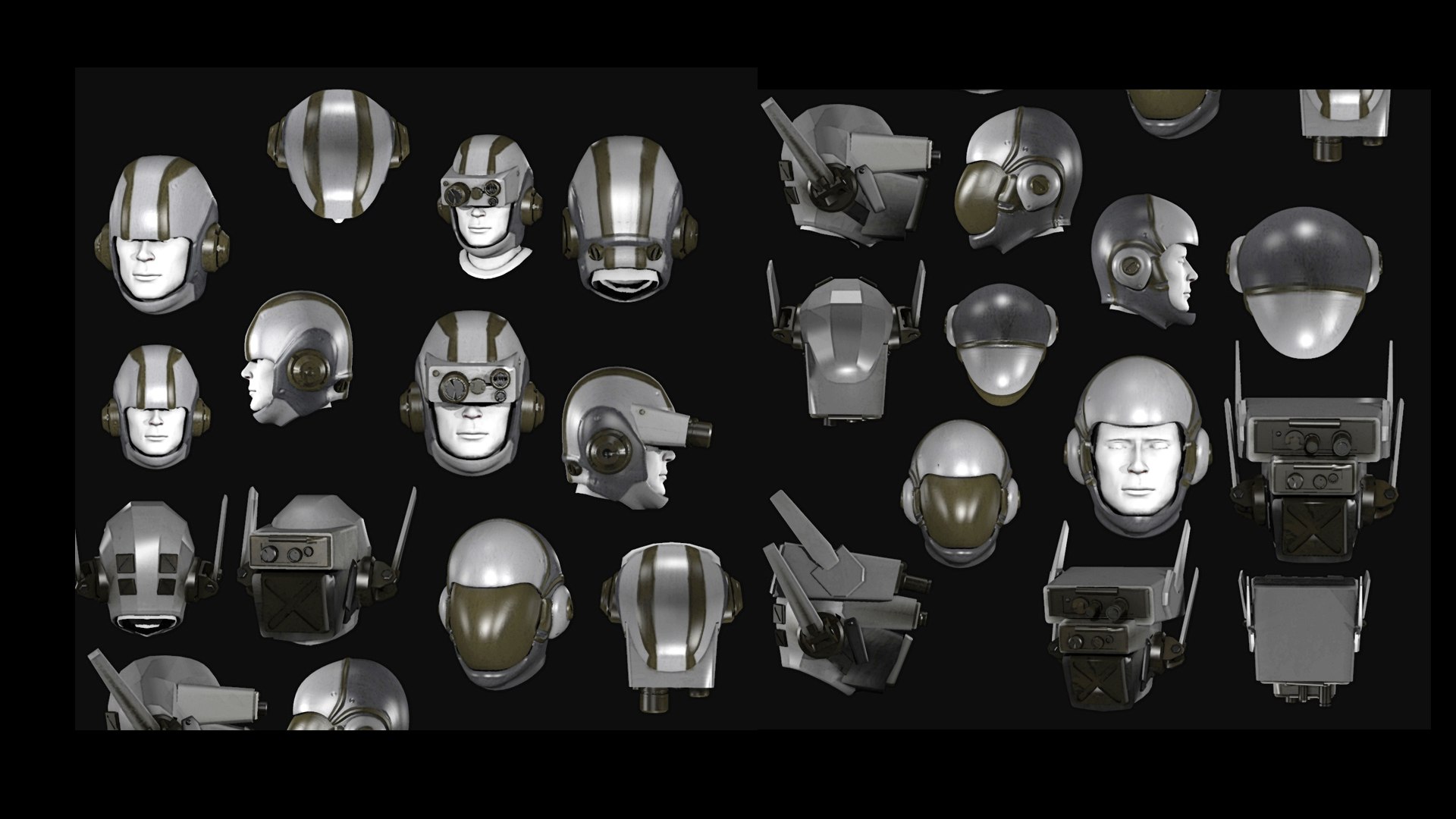 SciFi Helmet Packma 3D Model - TurboSquid 2060411