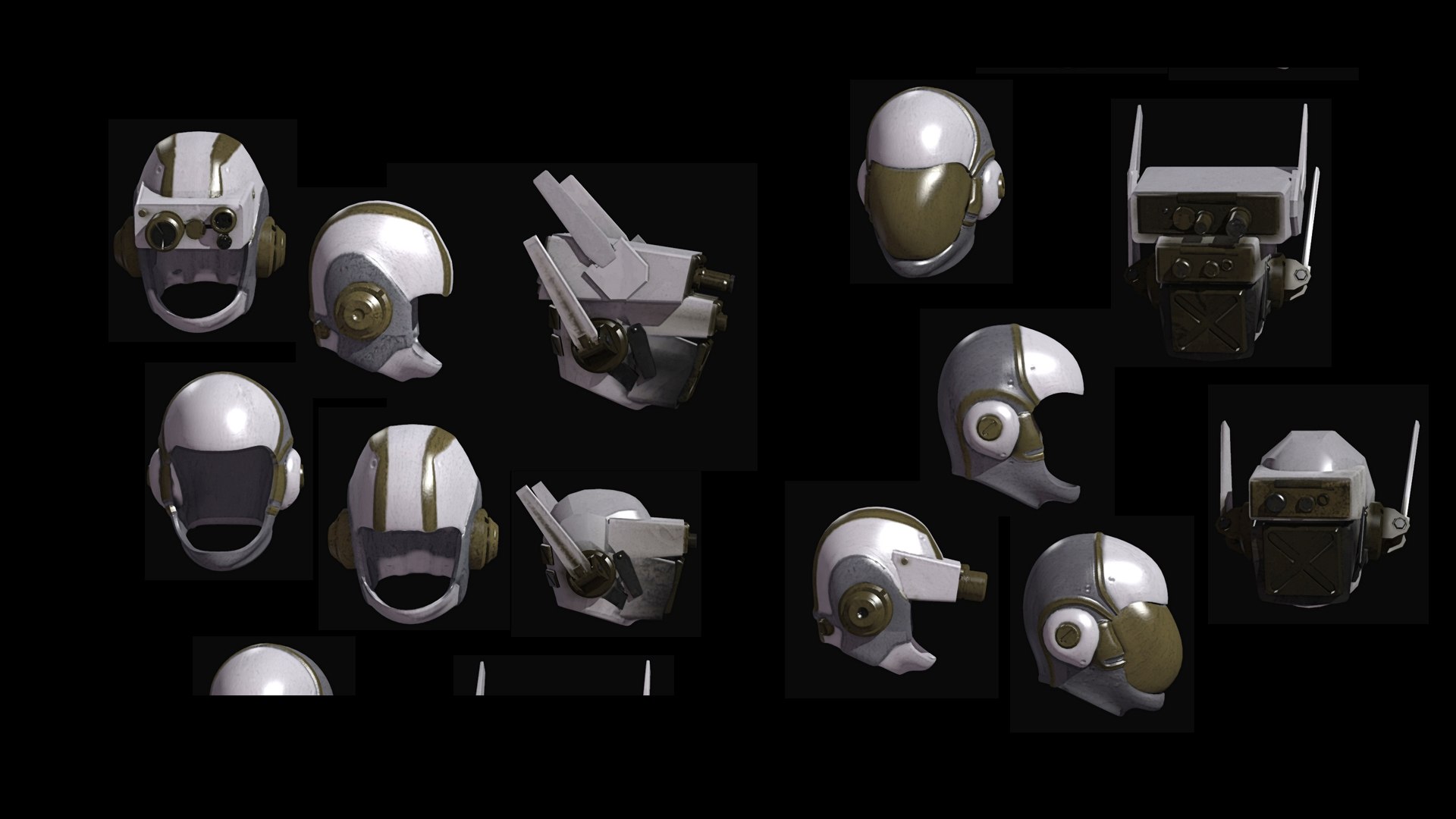 SciFi Helmet Packma 3D Model - TurboSquid 2060411