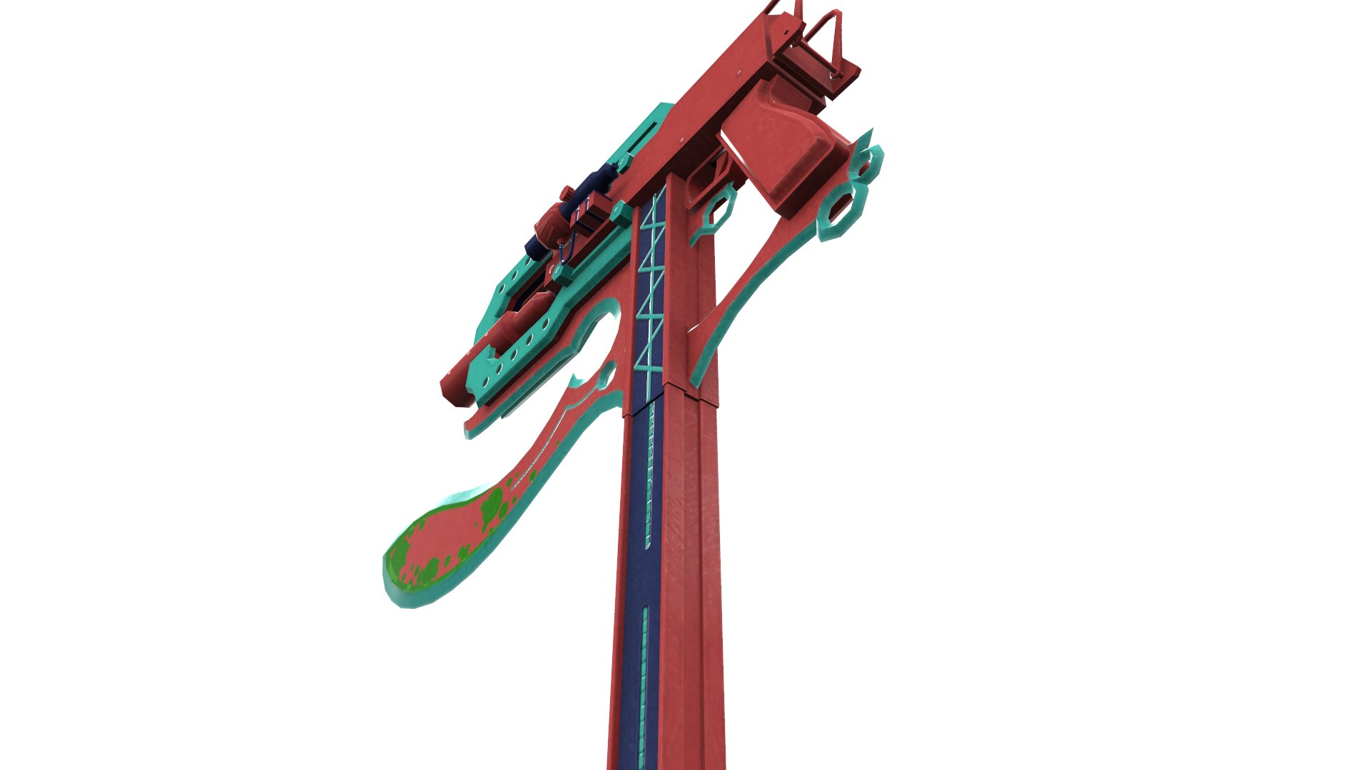 Machine Pistol Level 3 3D Model - TurboSquid 2191576