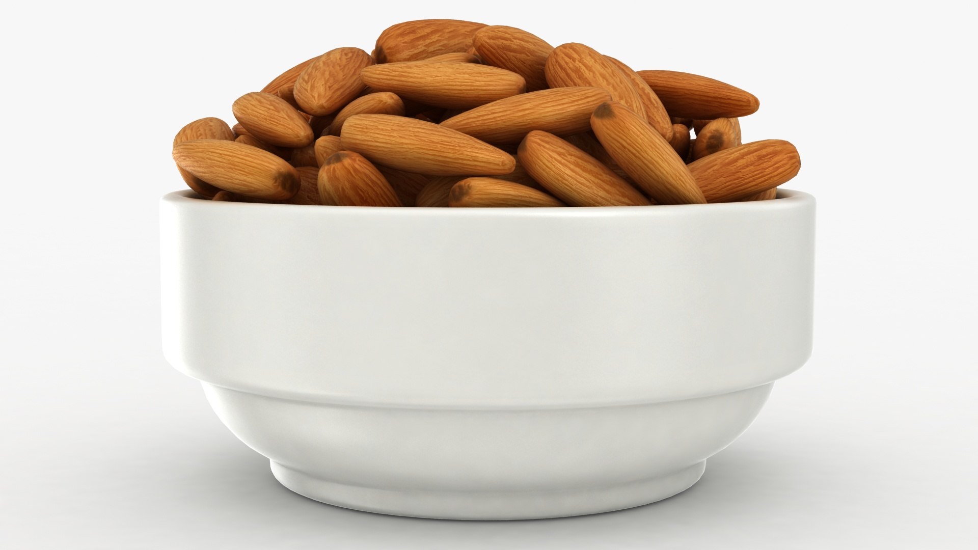 Almonds Bowl 3D Model - TurboSquid 1475400