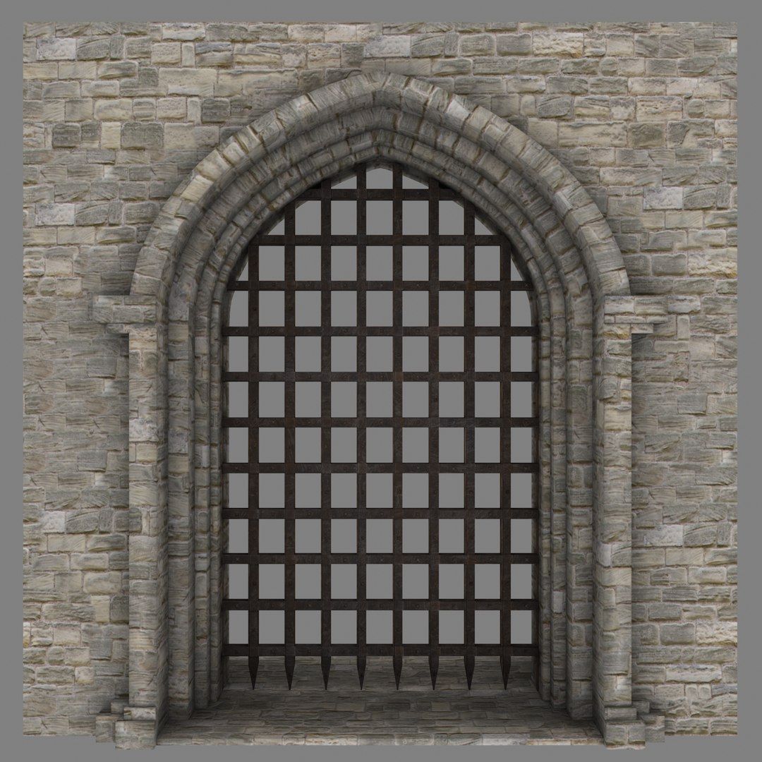 3D Gothic gate - TurboSquid 2015234
