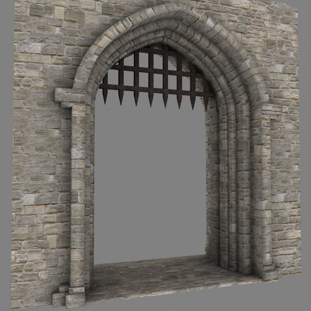3D Gothic gate - TurboSquid 2015234
