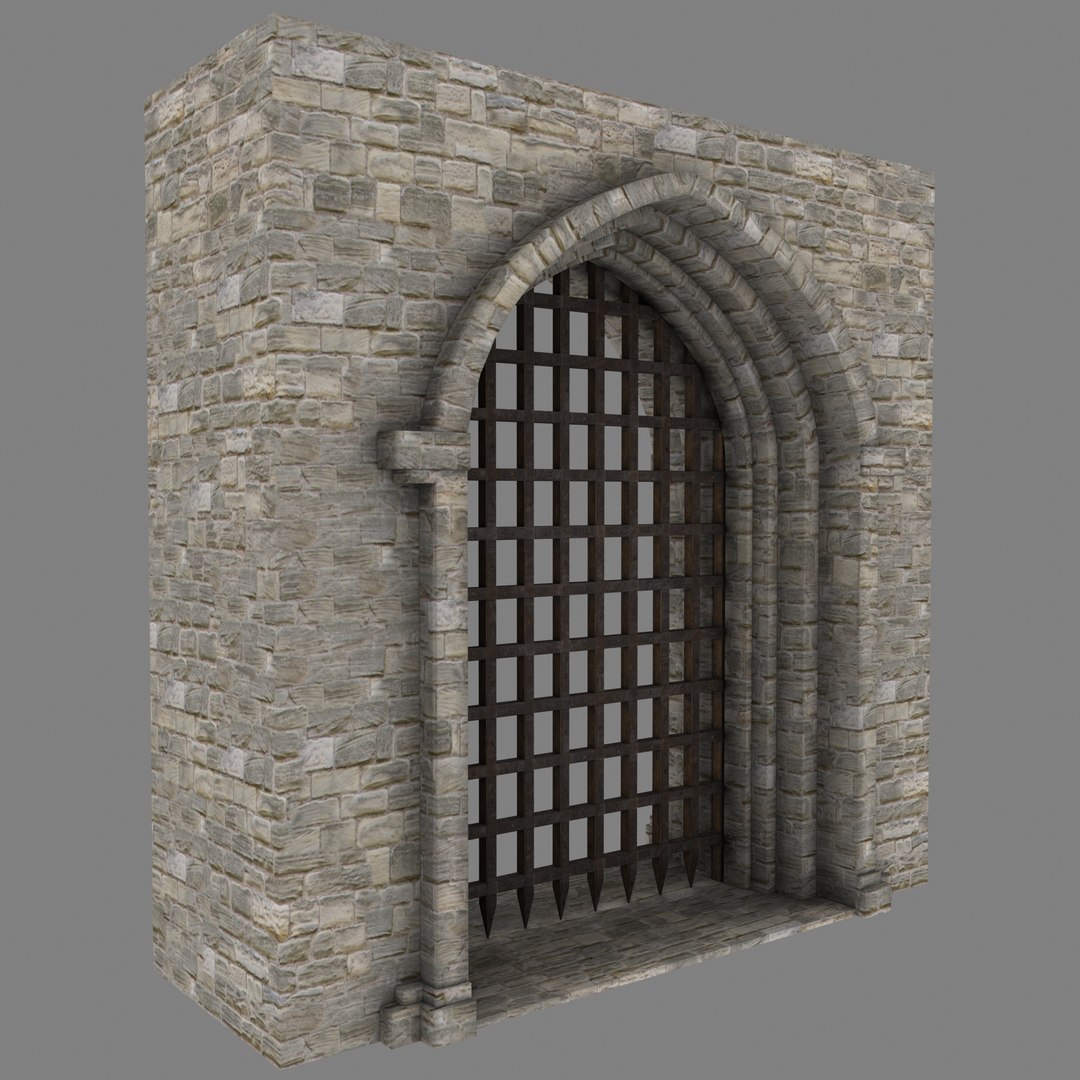 3D Gothic gate - TurboSquid 2015234
