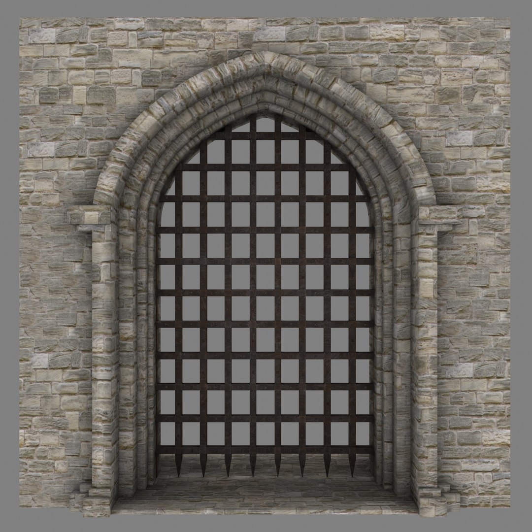 3D Gothic gate - TurboSquid 2015234
