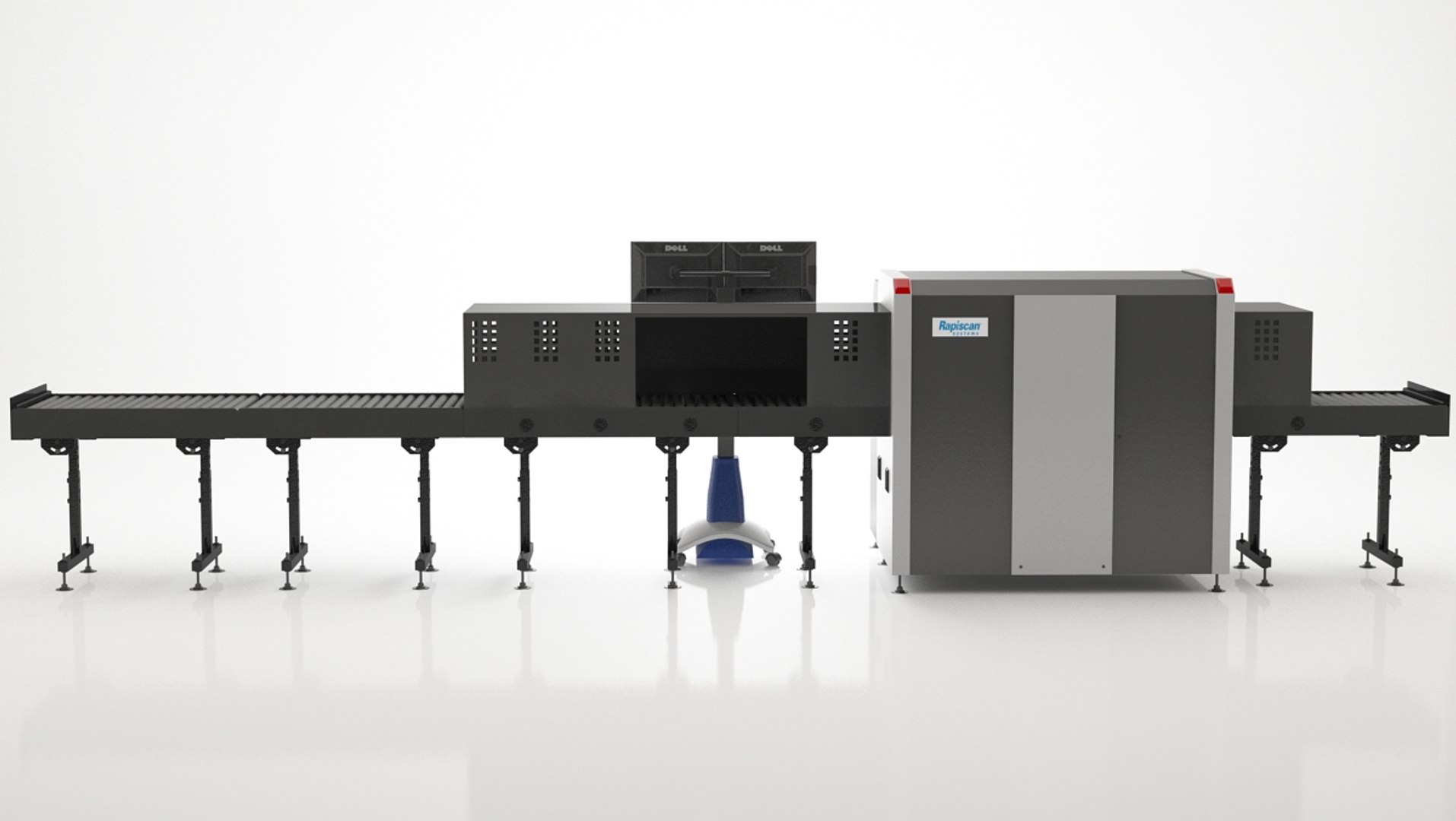 3d Rapiscan X-ray Machine Model