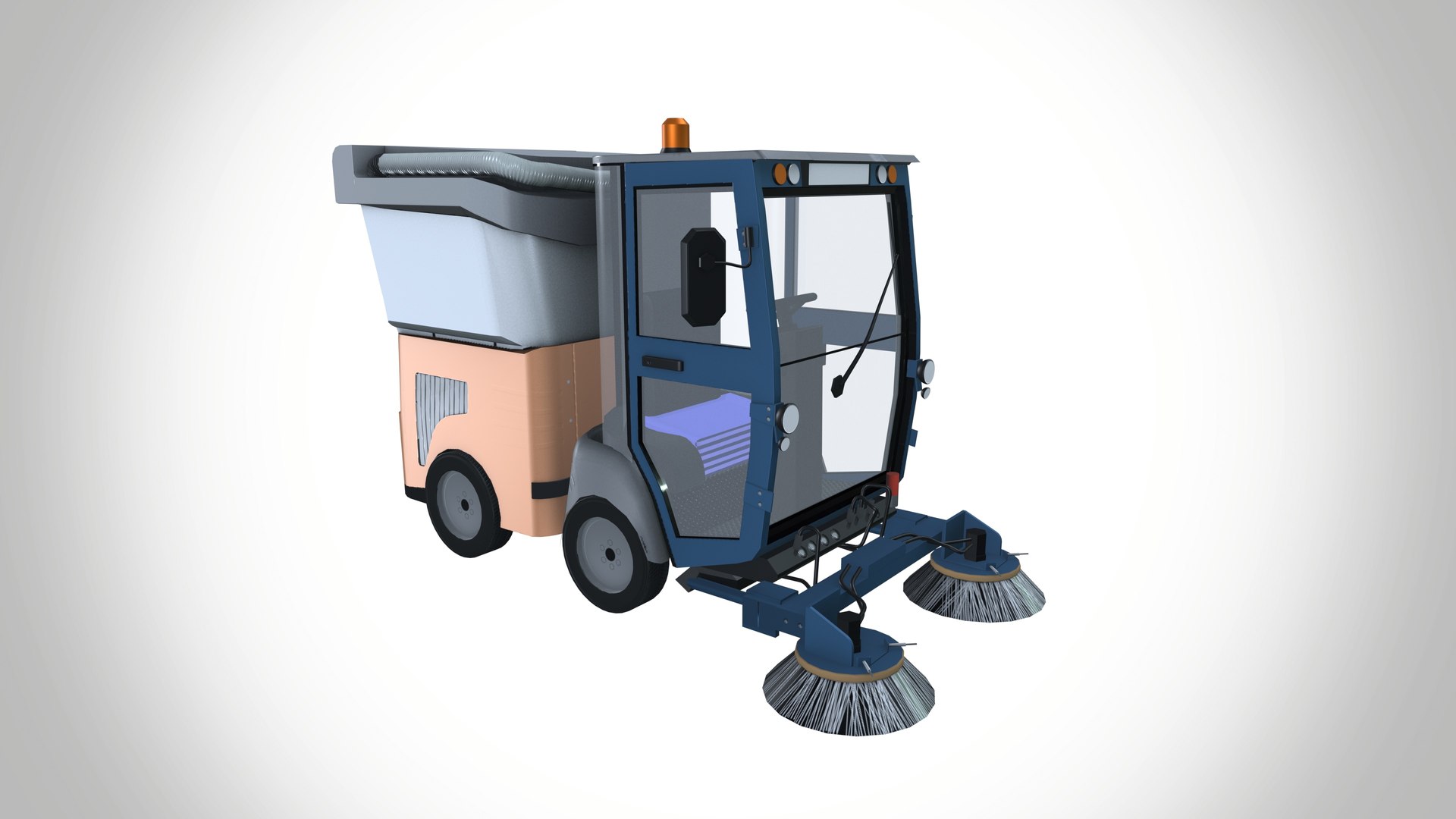 STREET SWEEPER 3D Model - TurboSquid 2256907
