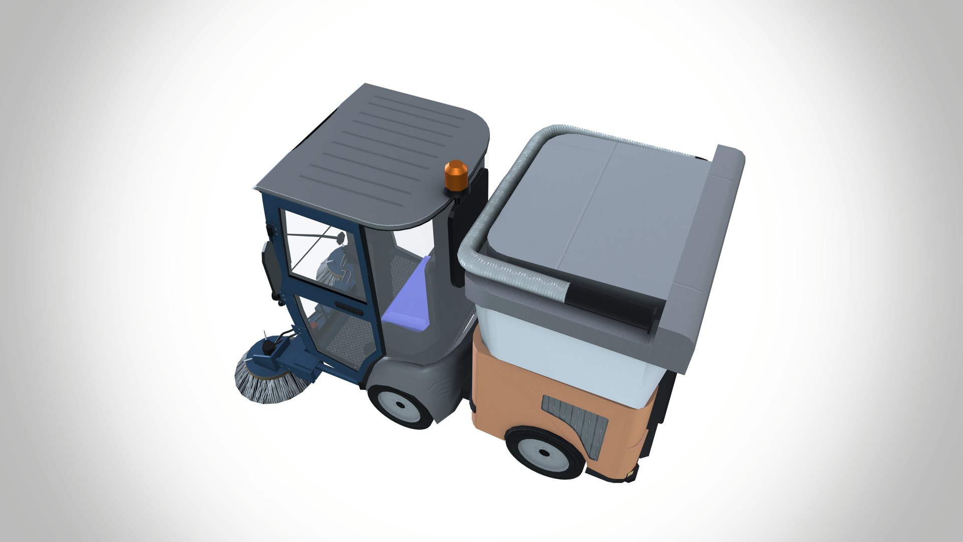 STREET SWEEPER 3D Model - TurboSquid 2256907