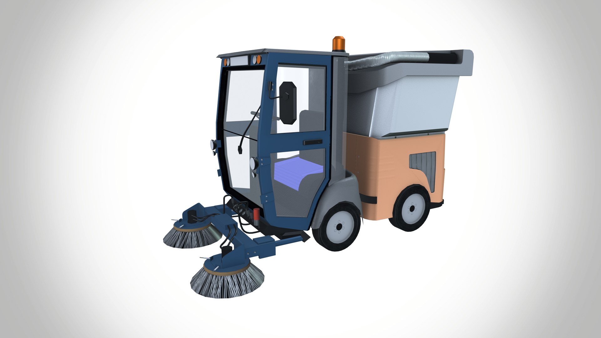 STREET SWEEPER 3D Model - TurboSquid 2256907