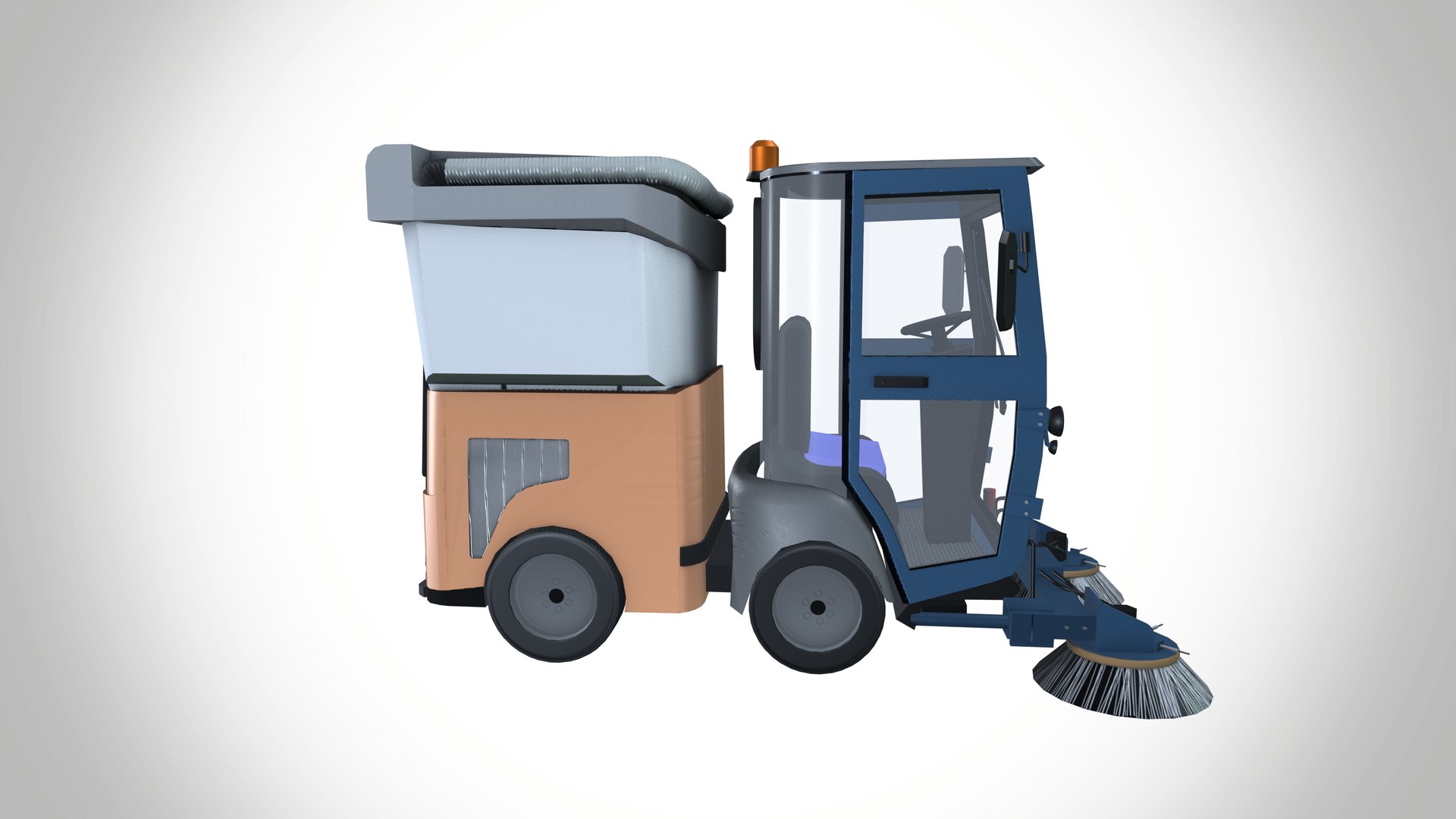 STREET SWEEPER 3D Model - TurboSquid 2256907