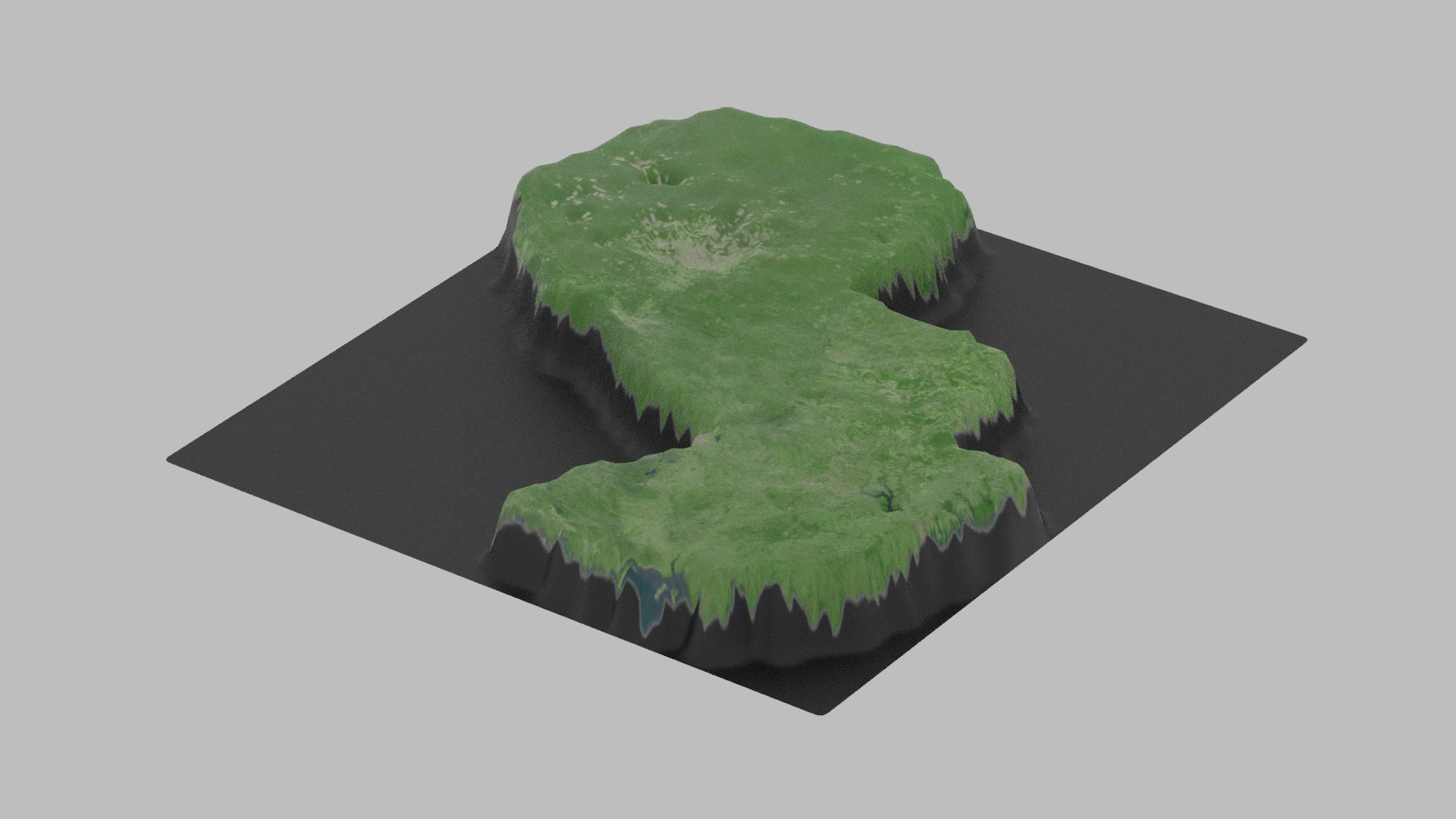 3D Paraguay Map Country Model - TurboSquid 2076305