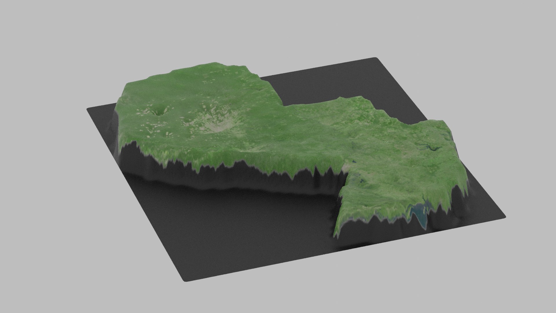 3D Paraguay Map Country Model - TurboSquid 2076305