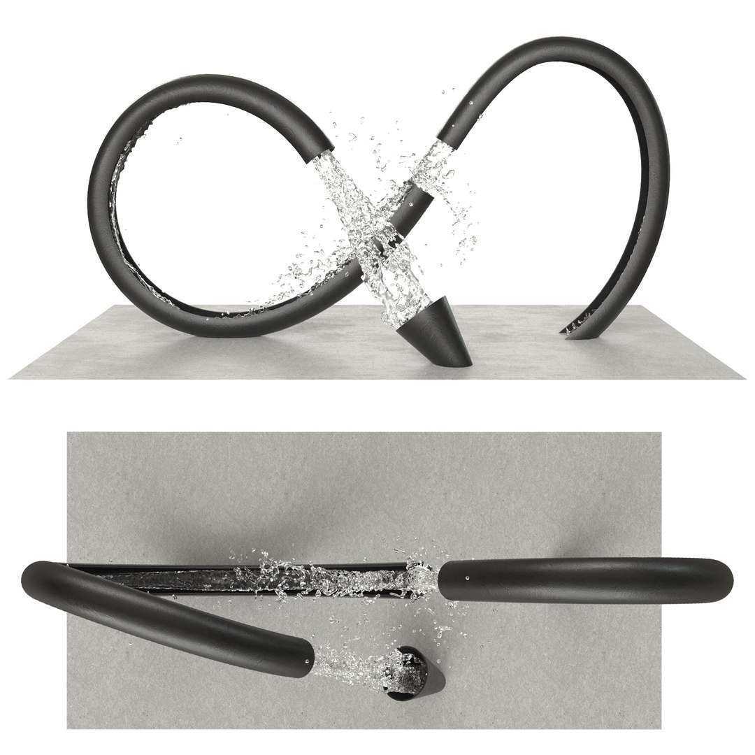 3D Infinite Water Fountain Model - TurboSquid 2095148