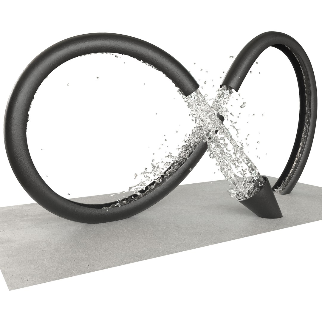 3D Infinite Water Fountain Model - TurboSquid 2095148