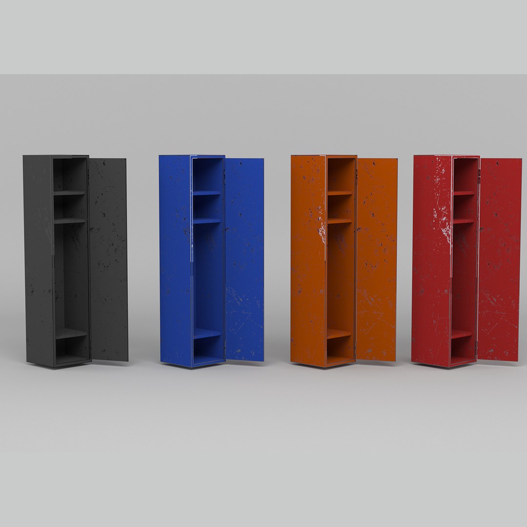 3D Lockers Model - TurboSquid 1809436