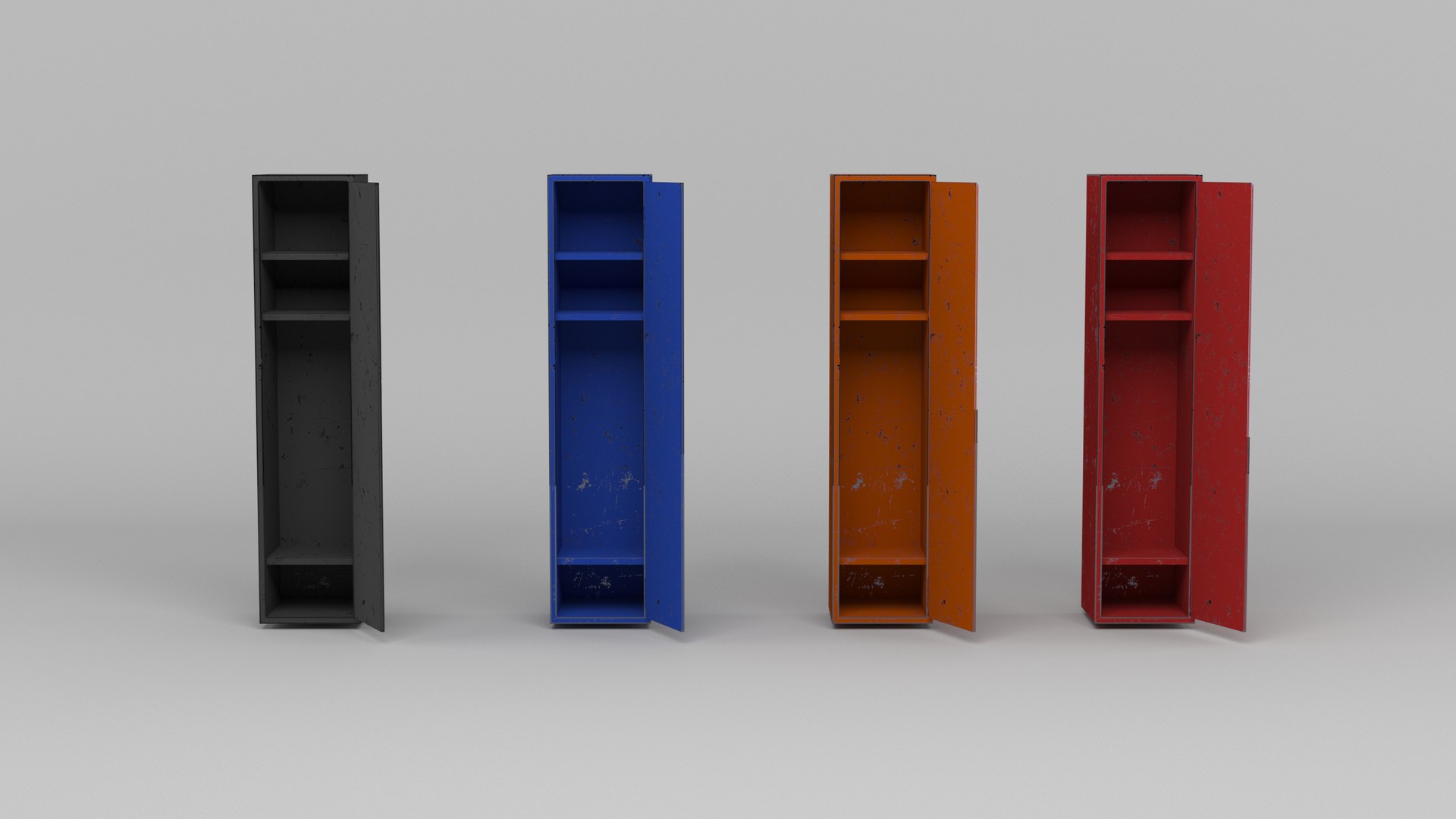 3D Lockers Model - TurboSquid 1809436