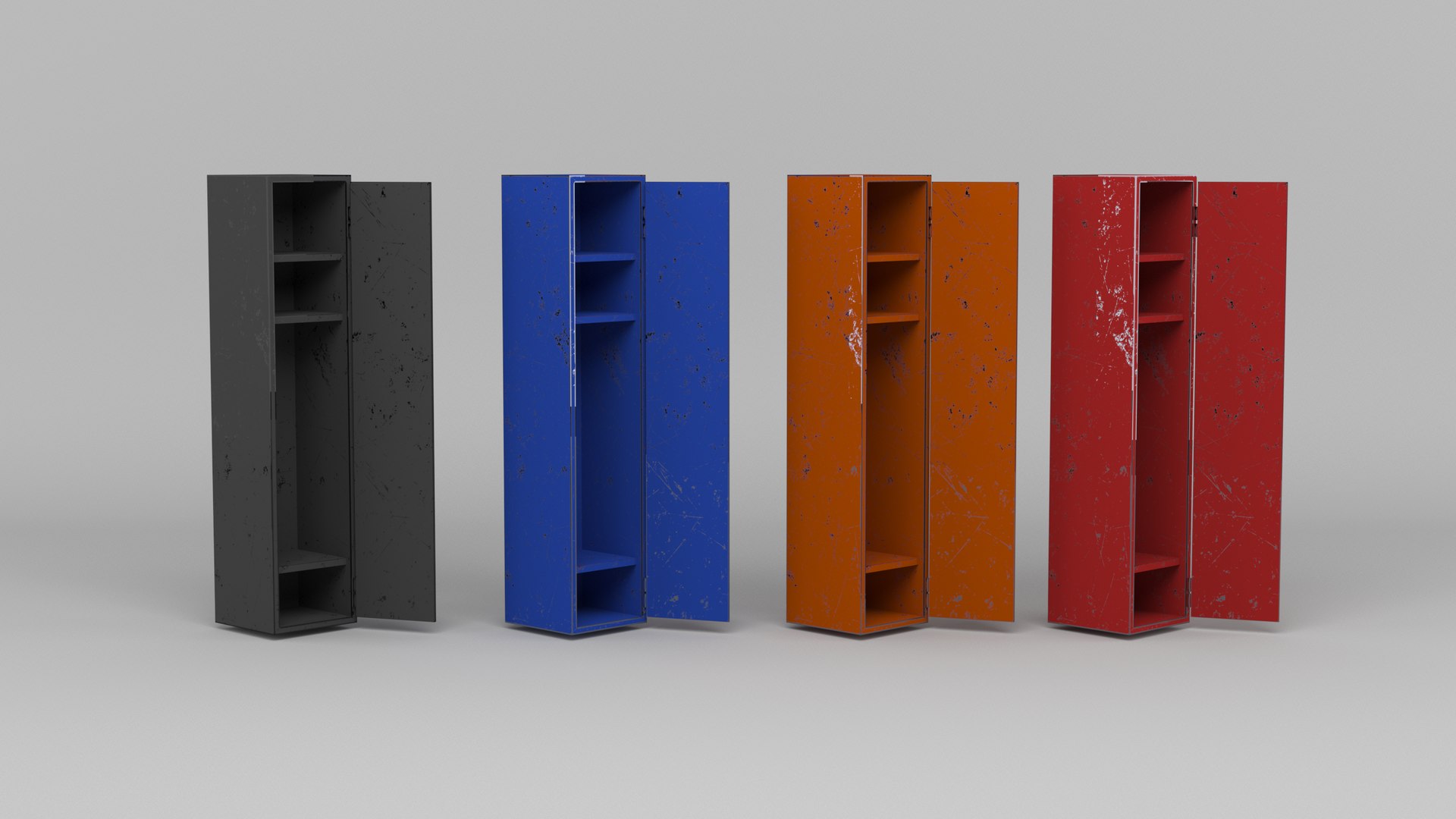 3D Lockers Model - TurboSquid 1809436