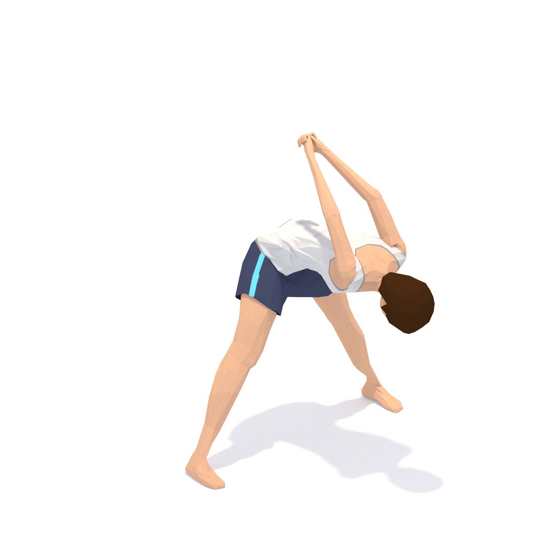 Animations Exercise Yoga Woman 3D Model - TurboSquid 1708057