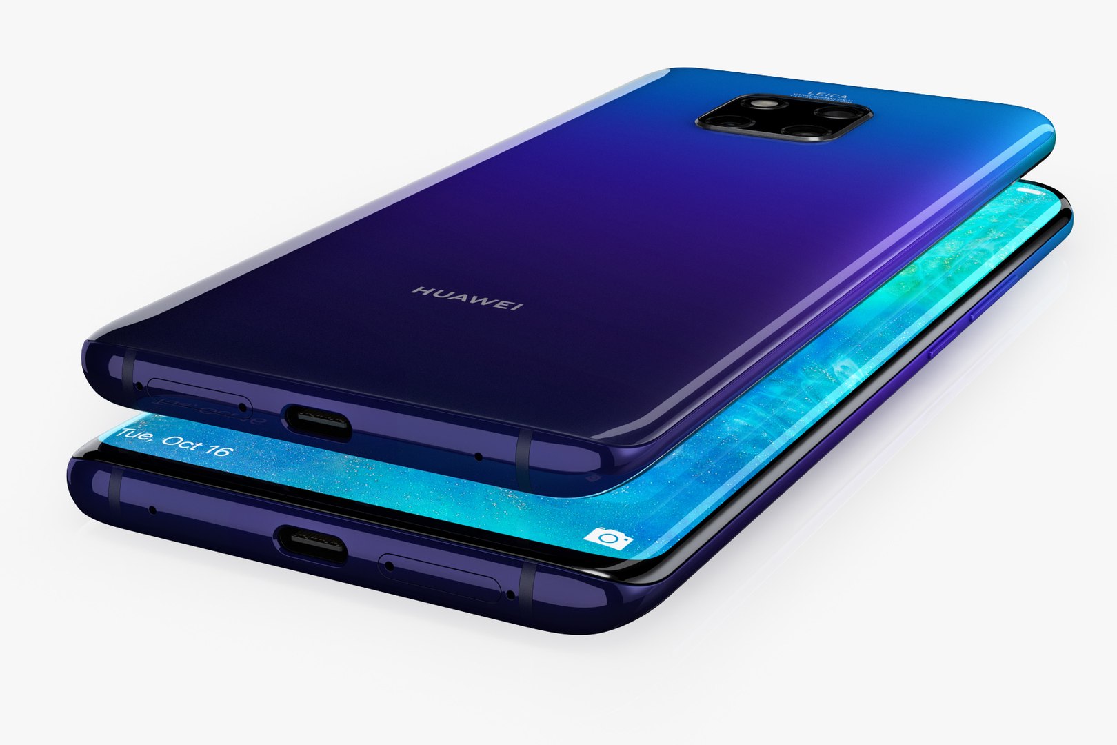 Huawei Mate 20 Pro 3D Model - TurboSquid 1341733
