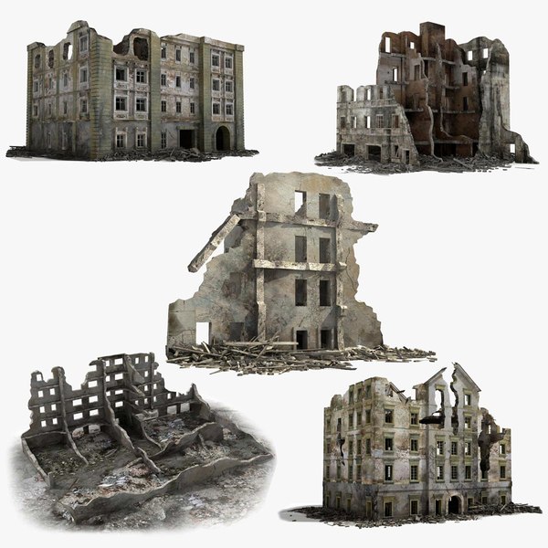 Destroyed Wall 3D Models for Download | TurboSquid