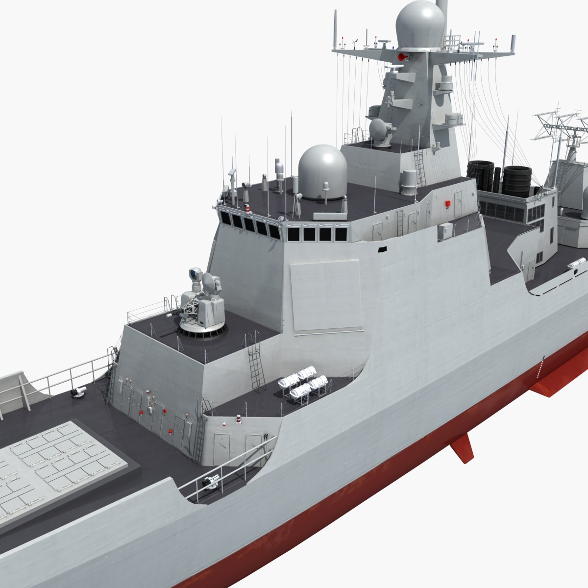 china type 052d destroyer 3d max