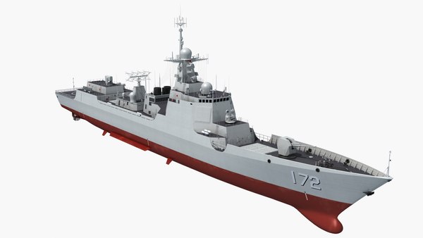 china type 052d destroyer 3d max