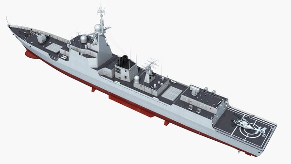 china type 052d destroyer 3d max
