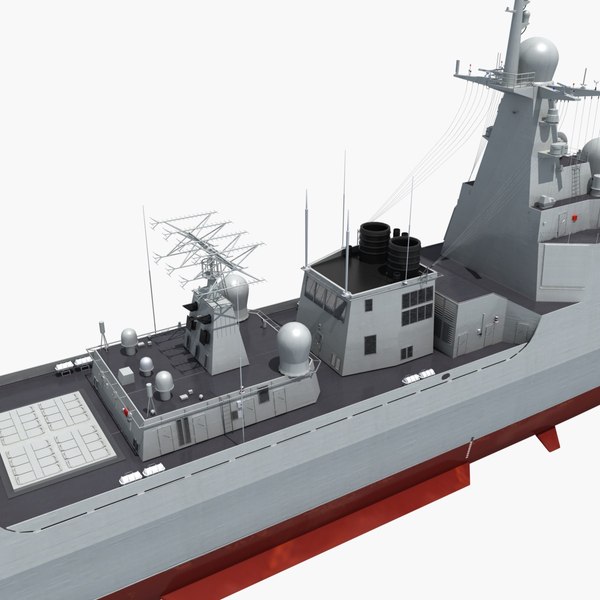 china type 052d destroyer 3d max