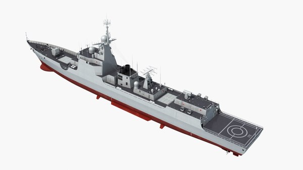 china type 052d destroyer 3d max