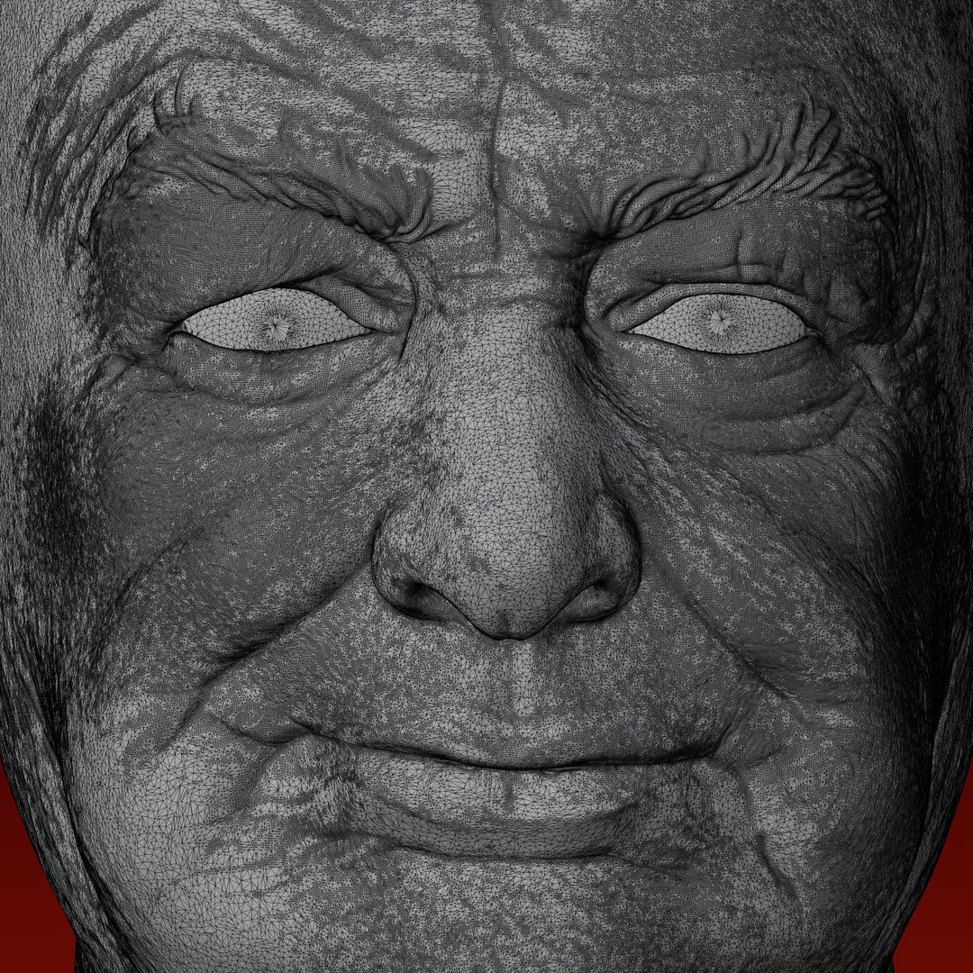 3D Model Churchill Head - TurboSquid 1876439