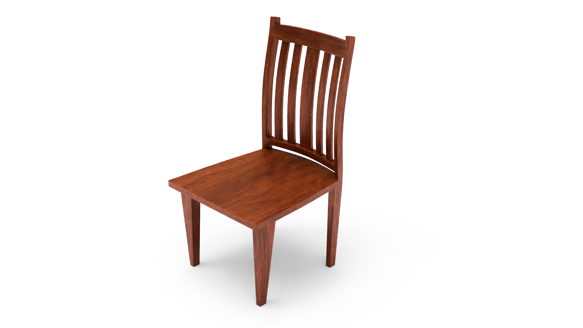 3D High-Quality Wooden Chair 3D Model Realistic PBR Textures ...