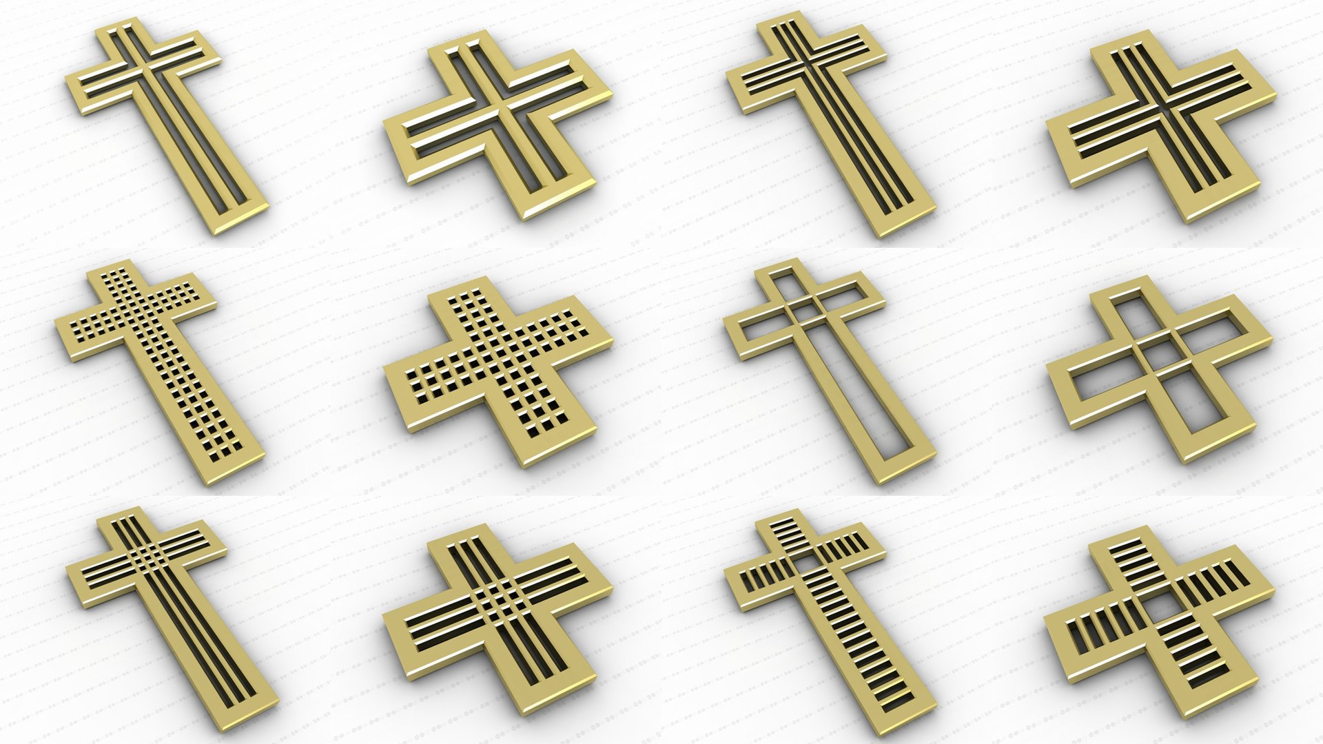 3D Crosses Vol 2 - TurboSquid 1488655