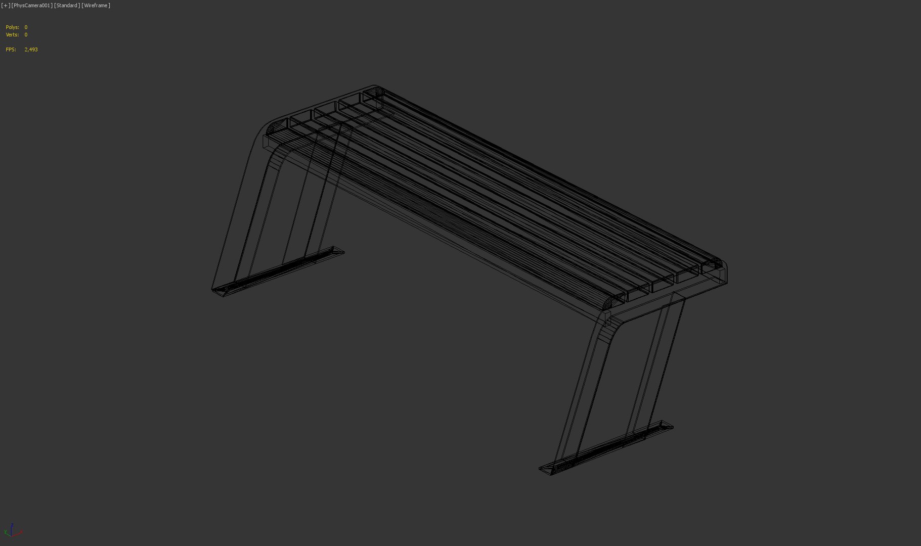Wooden Street Bench 3D Model - TurboSquid 1715956